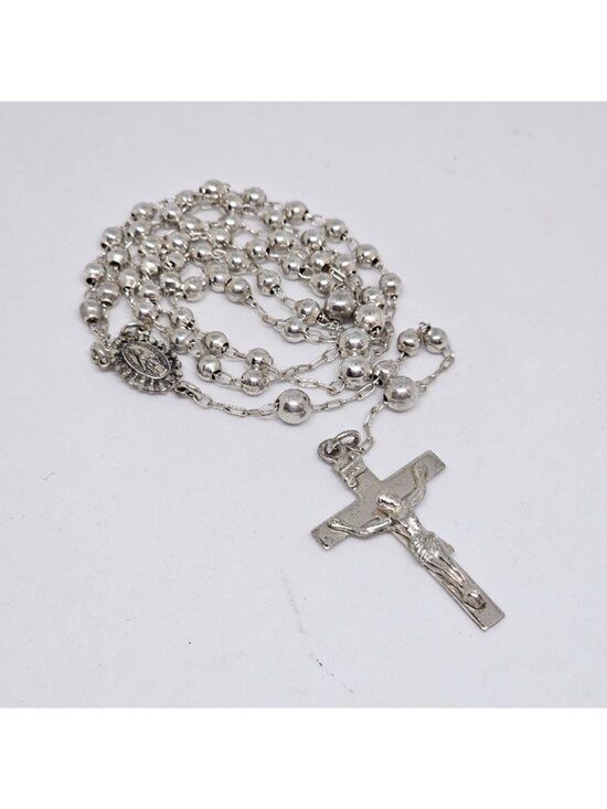 Creed | Jewelry | Creed 925 Sterling Silver Ball Circle Religious Medal ...